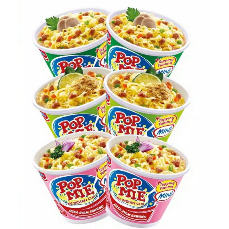 Jual POP MIE MINI ALL VARIANT RASA | Shopee Indonesia