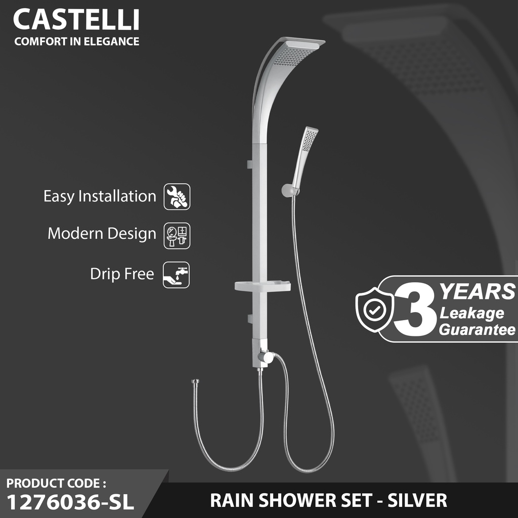 Jual Rain Shower Castelli Rain Shower 1 Set - 1276036 | Shopee Indonesia