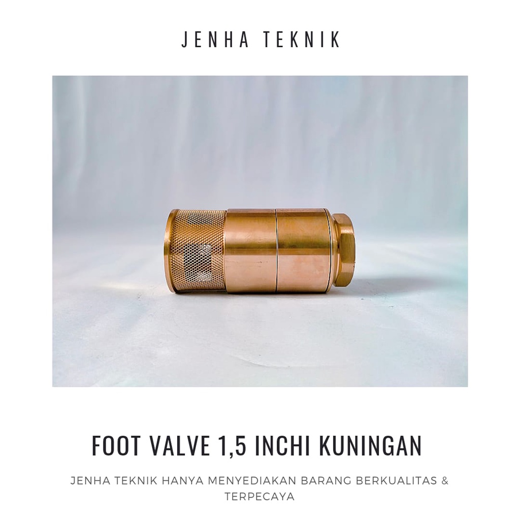 Jual Foot Valve Kuningan 1,5 inchi Double Door | Shopee Indonesia