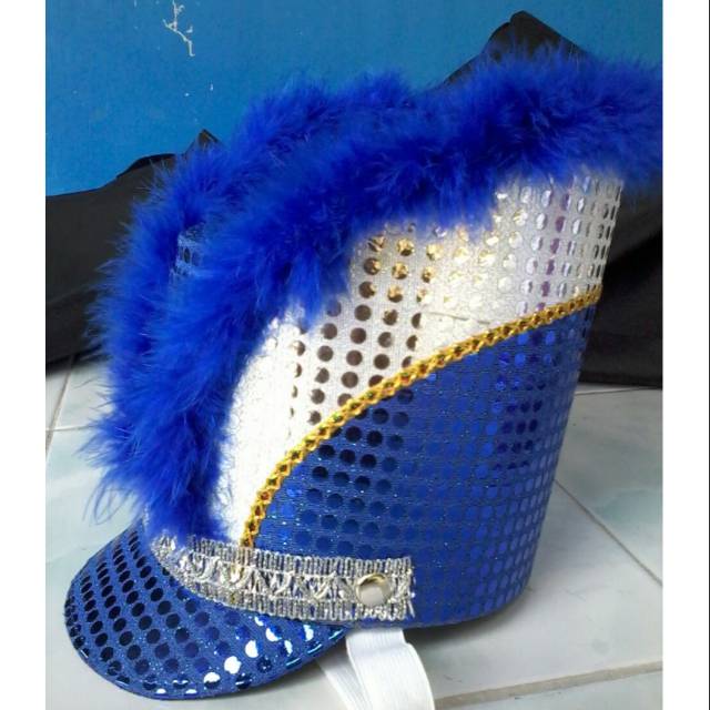 Jual Topi mayoret biru silver | Shopee Indonesia