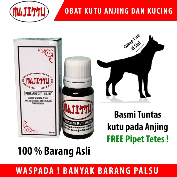 Jual Majikku Obat Kutu Anjing Majiku Pembasmi Kutu Majittu 100 % Asli ...