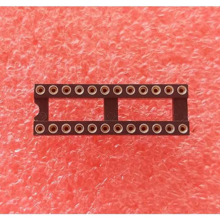 Jual Socket IC 24 Pin High Quality Round Hole - Socket 24 Pin | Shopee ...