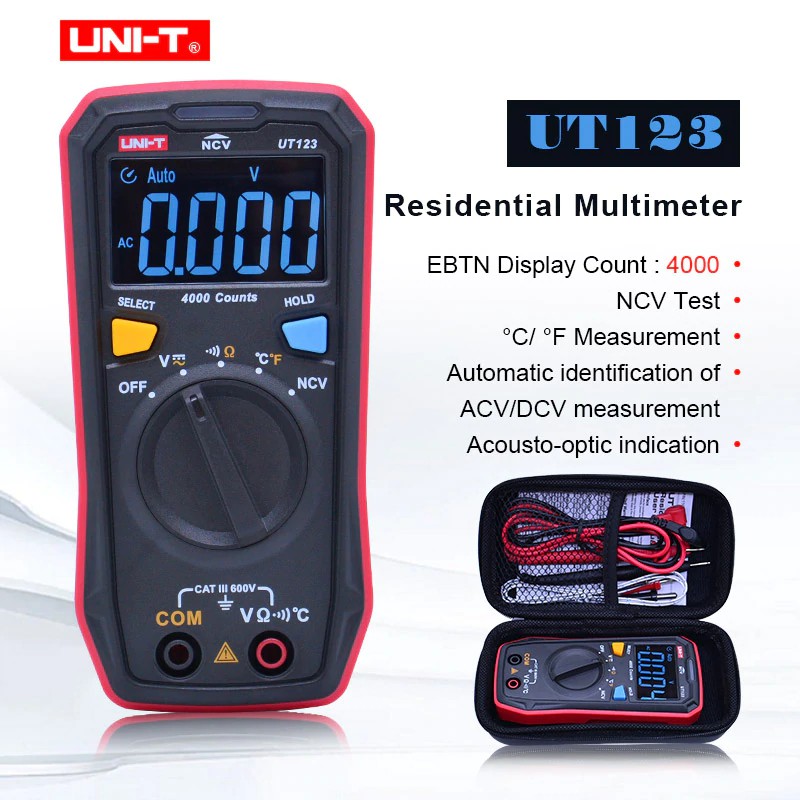 Jual FREE ONGKIR UNI-T Mini Digital Multimeter-Household Multimeter ...