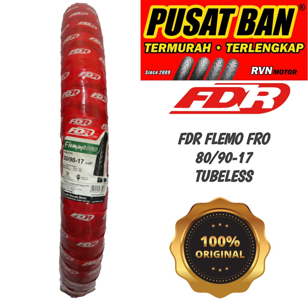 Jual FDR FLEMO 80/90-17 (TUBETYPE) | Shopee Indonesia