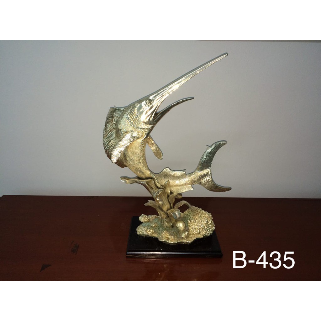 Jual Patung Polyresin / Chang Fish Patung Perak | Shopee Indonesia