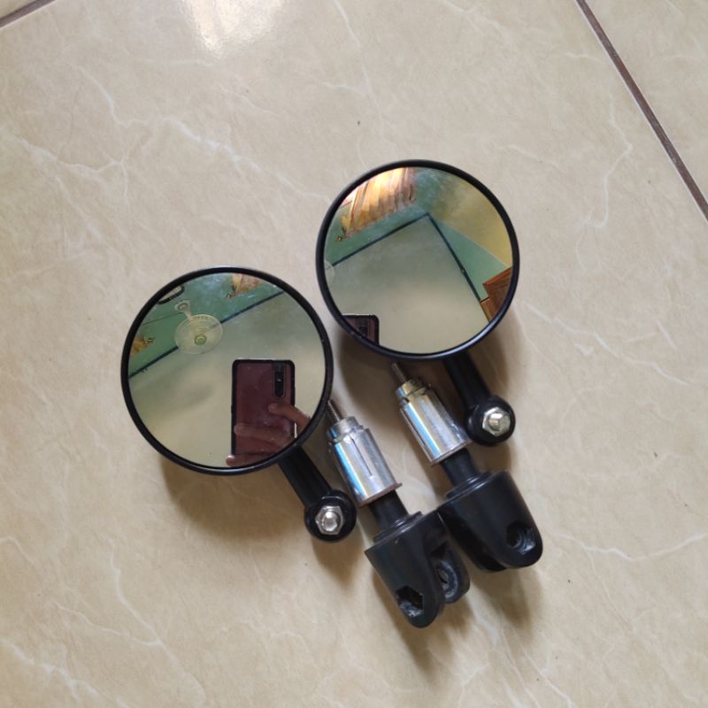 Jual SPION BAR END MODEL RIZOMA BULAT (UNIVERSAL) | Shopee Indonesia