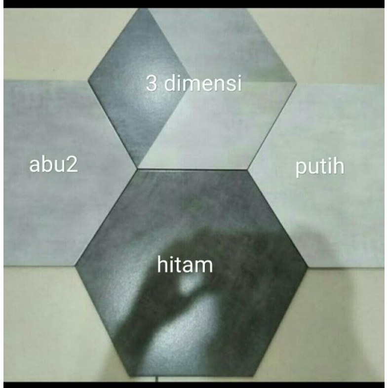 Jual keramik roman hexagonal dtravessa series 34x39 kw 1/A | Shopee ...