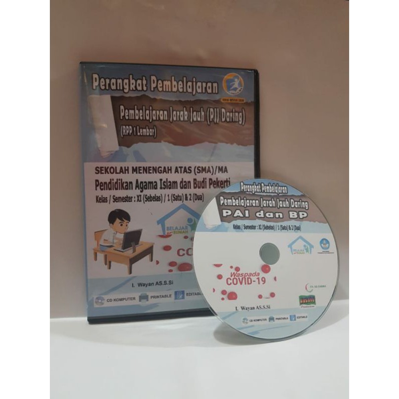 Jual cd rpp k13 versi 1 lembar mapel PAI & BP kelas xi 11 sma ma mak ...
