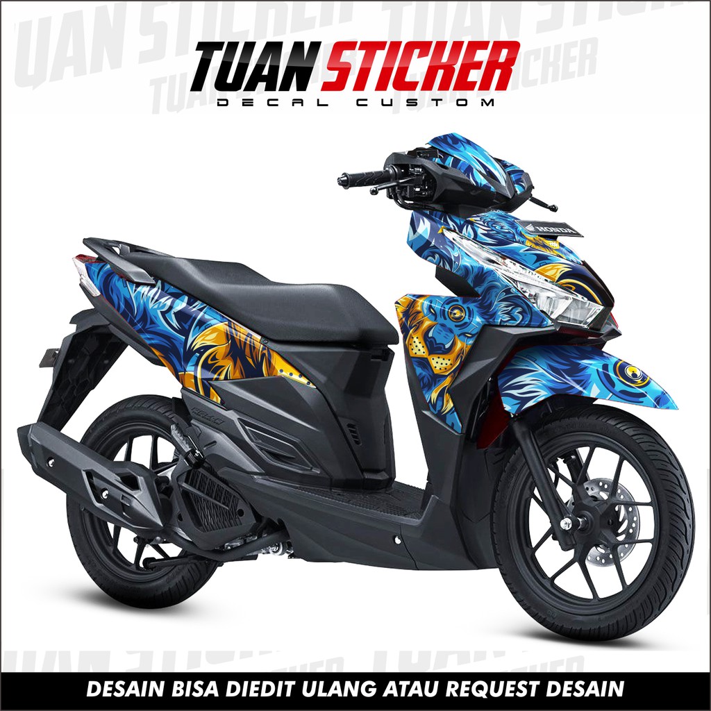 Jual Stiker Striping decal Vario Led 125 decal Vario 150, Sticker Vario ...