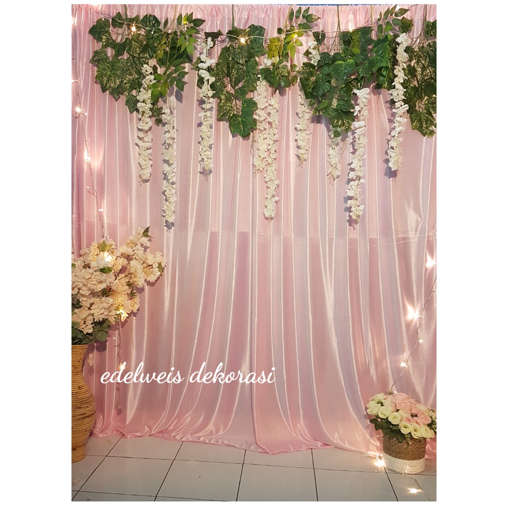 Jual backdrop lamaran / backdrop aqiqah / dekorasi lamaran (PAKET POLOS ...