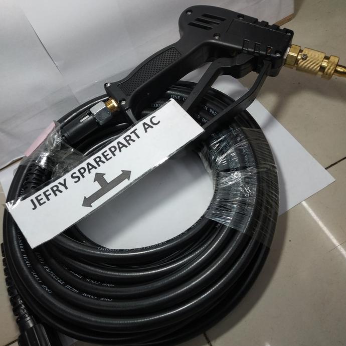 Jual Selang Steam 10Meter Hitam + Gun Steam Ac Nosel Steam Semprot ...