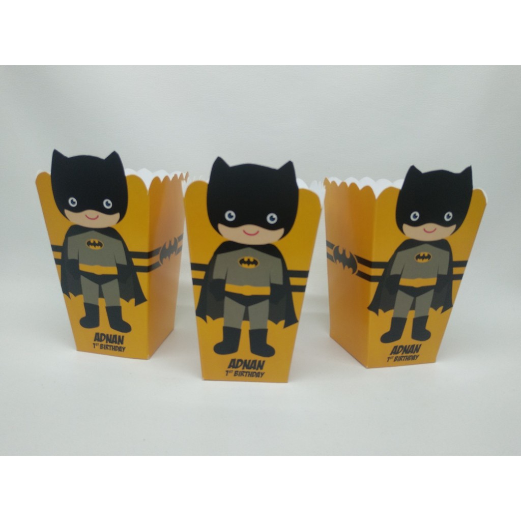 Jual POPCORN BOX BATMAN / POPCORN BOX CUSTOM BATMAN / WADAH POPCORN ...