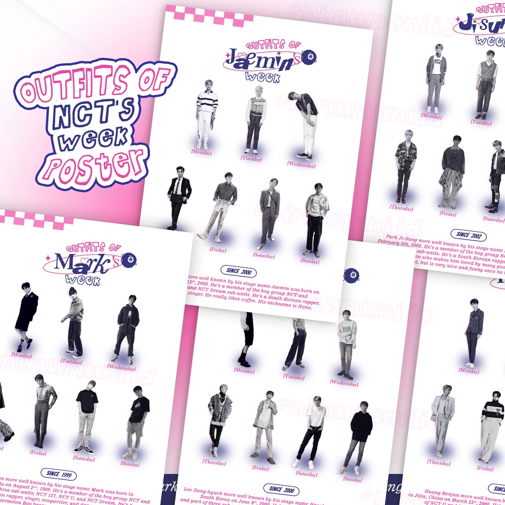 Jual NCT POSTER SIZE A4| POSTER NCT DREAM, NCT 127, WAYV | Shopee Indonesia