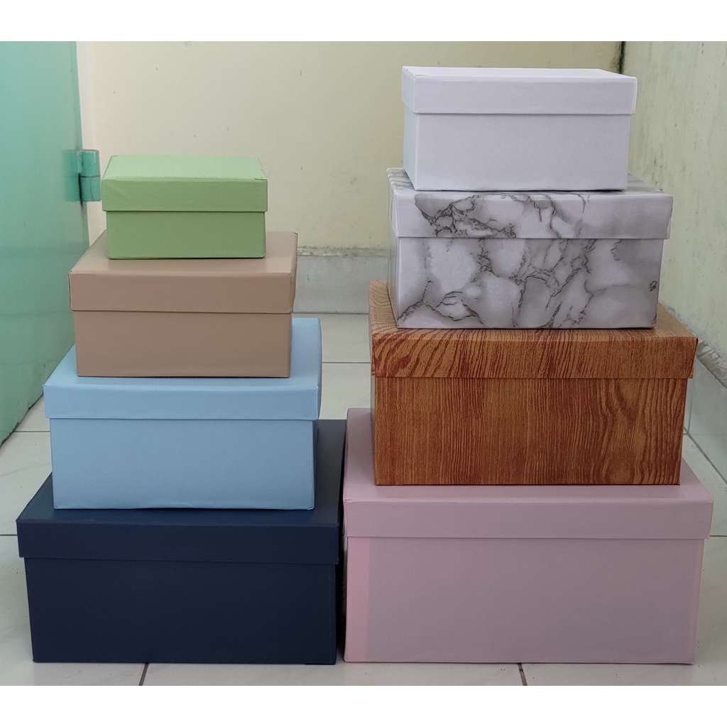 Jual Gift Box Size M Panjang 24x18x12cm / Kotak Kado / Bloom Box / Box Hampers | Shopee Indonesia