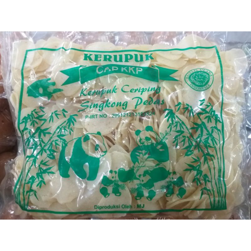 Jual KZ - kerupuk cap KKP singkong pedas 400g | Shopee Indonesia
