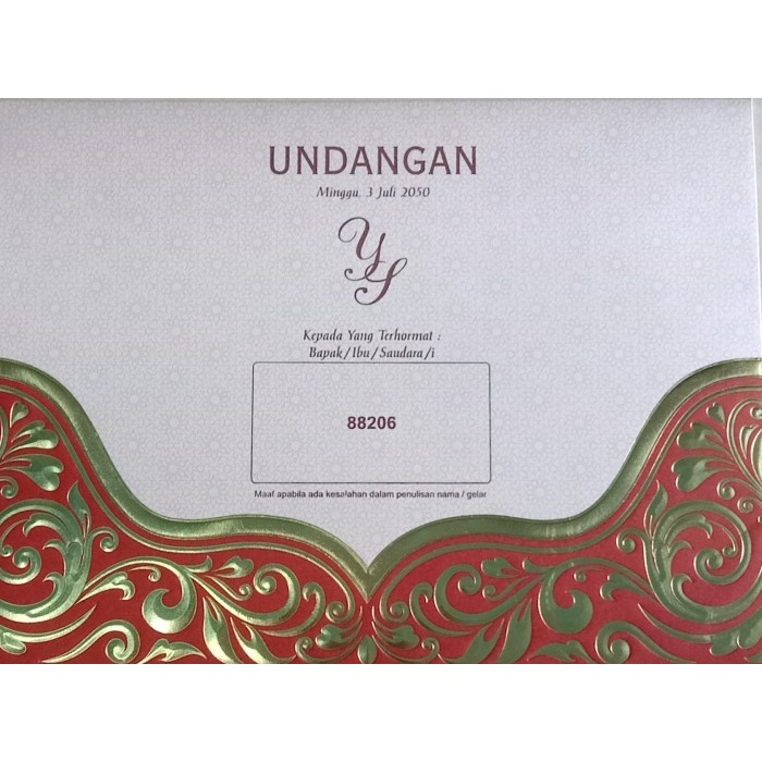 Jual Blangko Undangan Pernikahan ERA BARU / ERBA 88206 SET Harga Murah ...