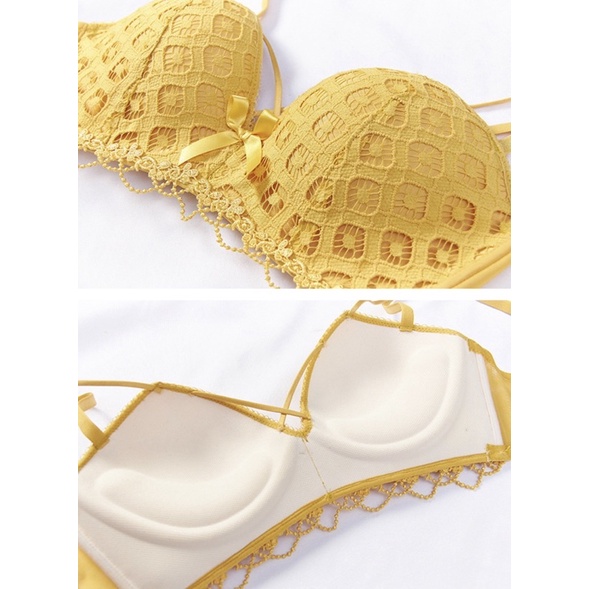Jual BH Push Up Bra Seamless Busa Tanpa Kawat Celana Dalam CD Set ...