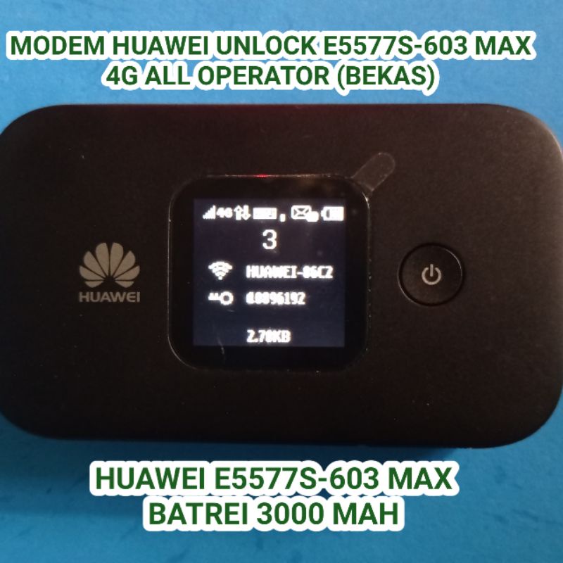 Jual HUAWEI MIFI MODEM WIFI ROUTER 4G E5577 MAX | Shopee Indonesia