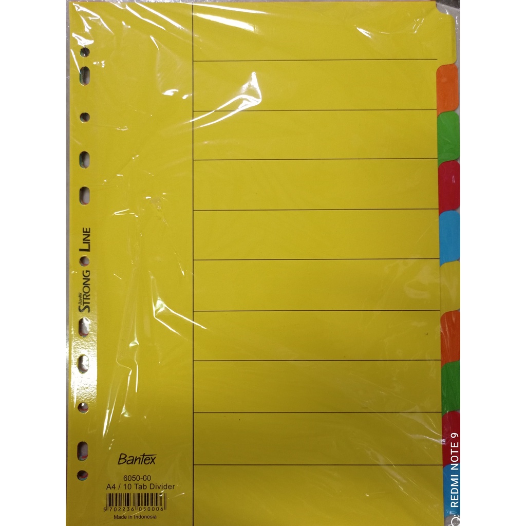 Jual Pembatas/Divider Bantex 6050 10 warna | Shopee Indonesia