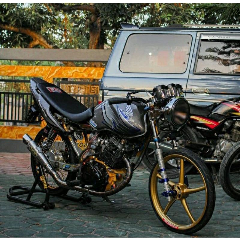 Jual striping lis sticker standar ori Honda Megapro 2008 striping MP ...