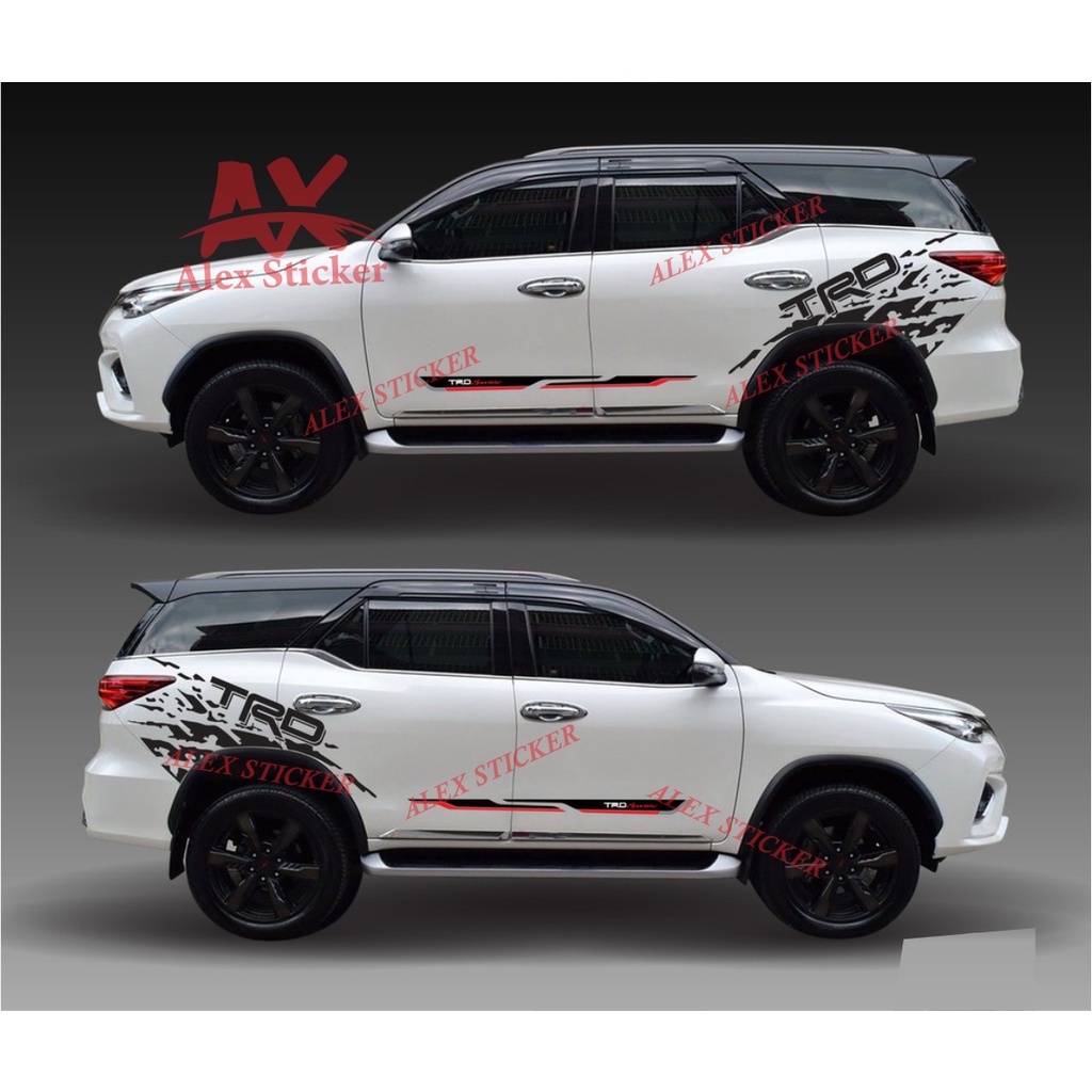 Jual STIKER FORTUNER STICKER MOBIL TOYOTA FORTUNER EXPANDR PAJERO ...