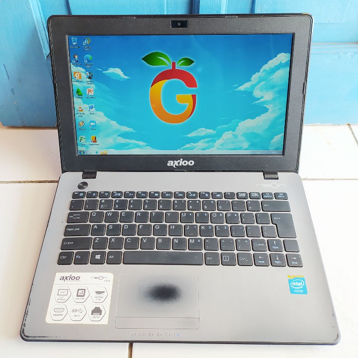 Jual Axioo Neon TKM Slim Tipis Layar 12 inch RAM 2GB HDD 320GB Netbook ...