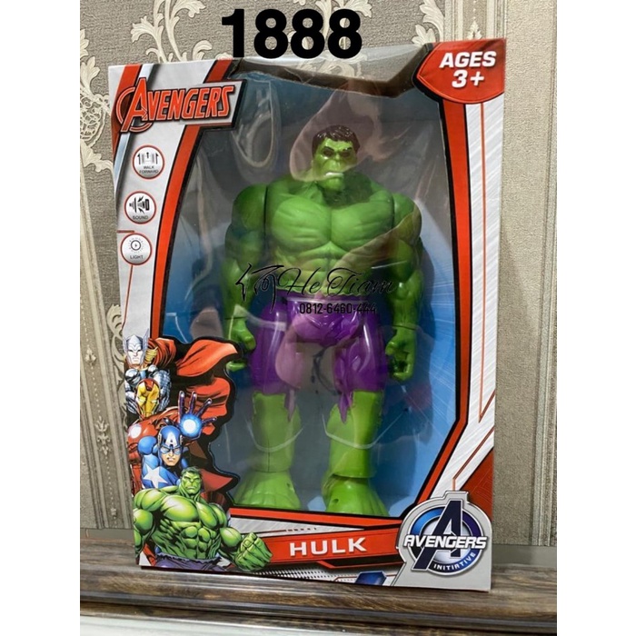 Jual MAINAN ANAK LAKI LAKI ROBOT AVENGERS HULK 1888 / ROBOT HULK ...
