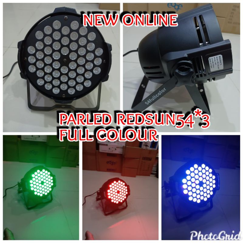 Jual LAMPU PARLED RGB FULL COLOUR 54*3w | Shopee Indonesia