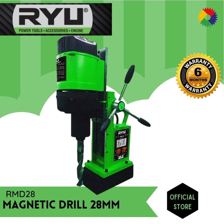 Jual RYU RMD28 MESIN BOR MAGNET DUDUK - MAGNETIC DRILL RMD 28 - 28MM ...