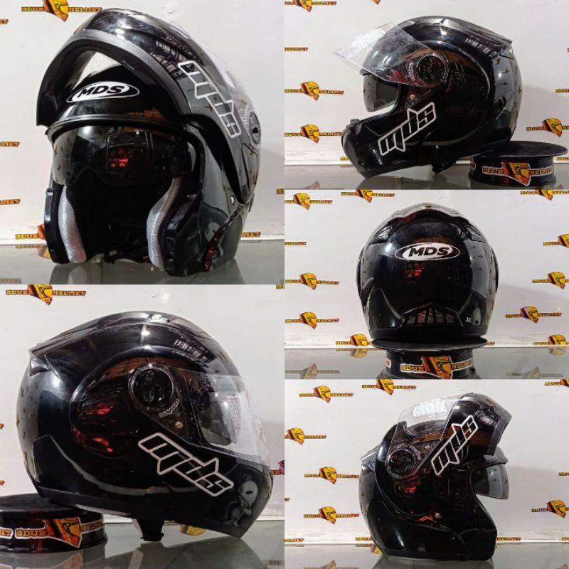 Jual HELM MDS PRORAIDER/MODULAR SOLID SERIES 100% ORIGINAL | Shopee ...