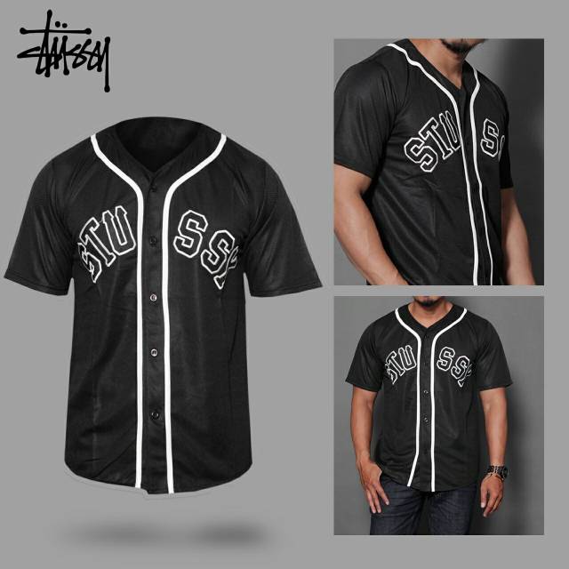 Jual Jersey baseball STUSSY Premium / kaos jersey / baju jersey ...