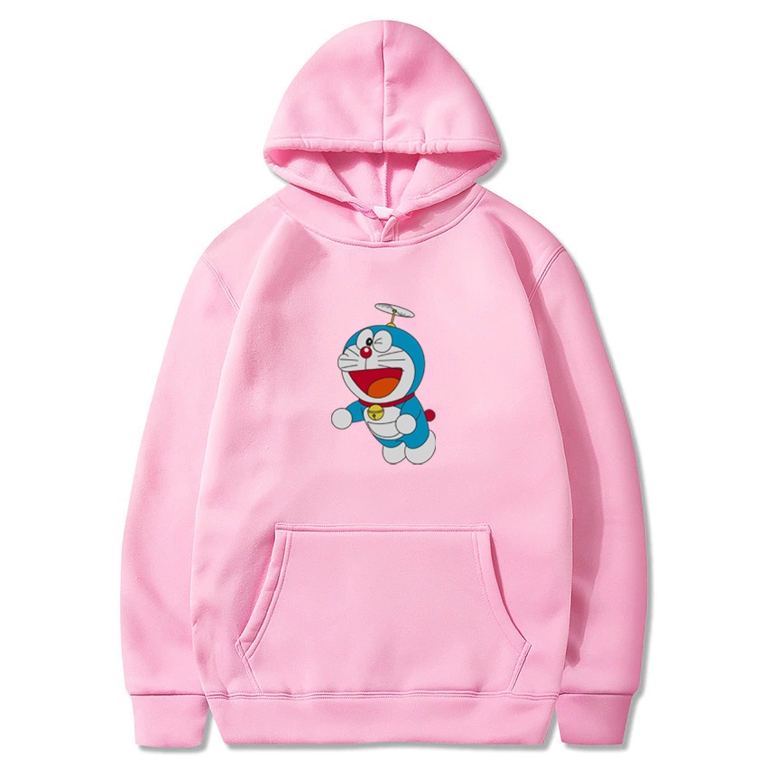 Jual Sweater Hoodie Doraemon Baling Baling Bambu Jaket Pria/Wanita ...