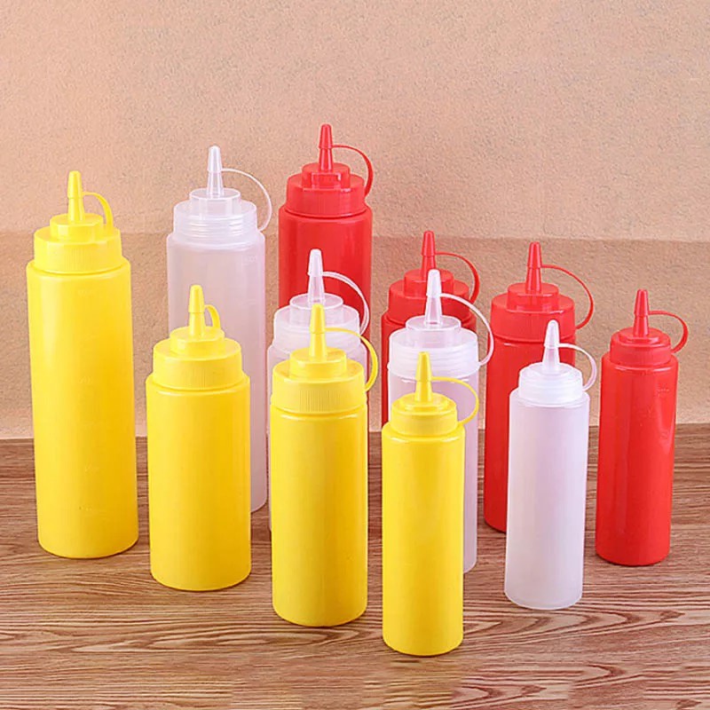 Jual Botol Plastik Saos Mustard Mayo Untuk Resto Dengan Garis Ukuran ...