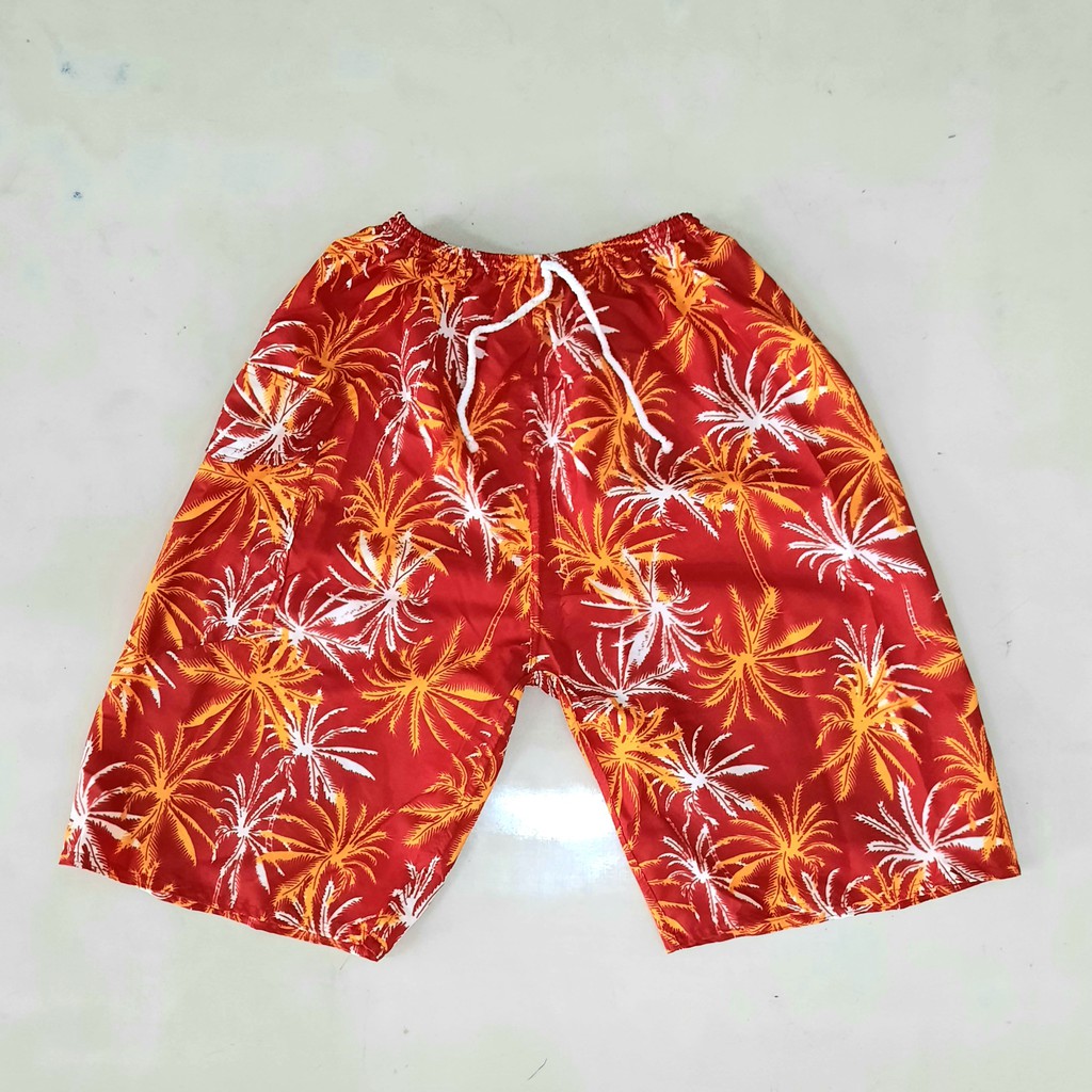 Jual CELANA PANTAI PRIA Motif Hawaii / BALI | Shopee Indonesia