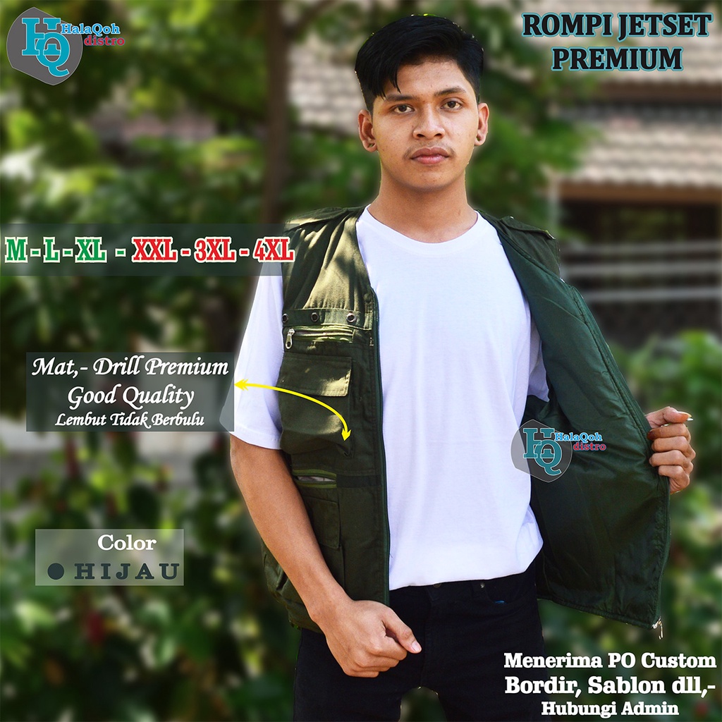 Jual ROMPI ORGANISASI WARNA KHAKI | ROMPI CASUAL PRIA WANITA | VEST ...