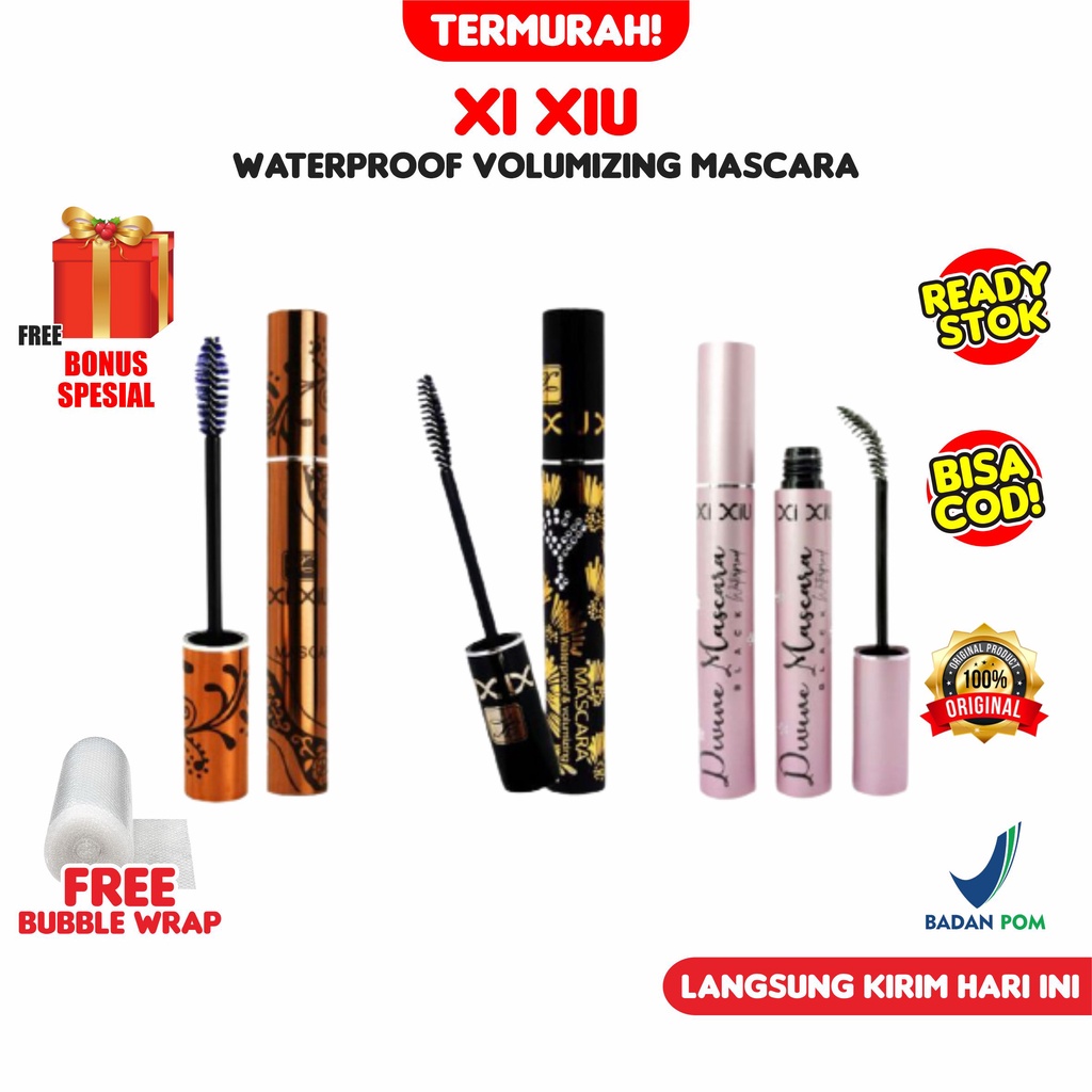 Jual Xi Xiu Mascara Original Divine Waterproof Volumizing Maskara ...