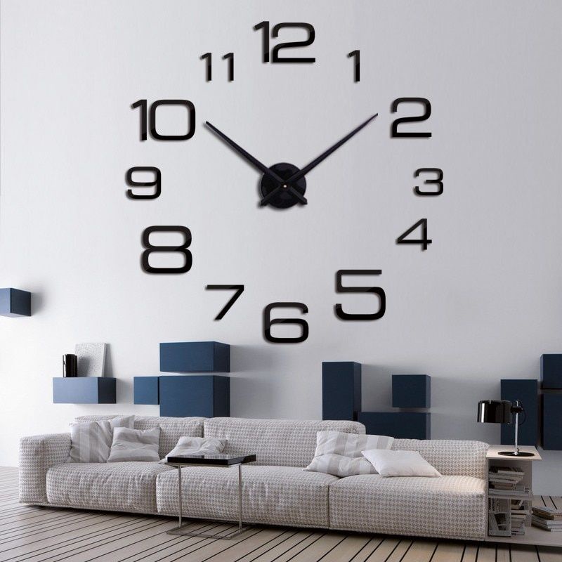 Jual Jam Dinding DIY 3D Besar Dekorasi Diameter 40 cm / Giant Wall ...