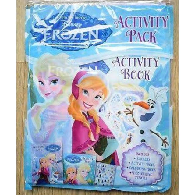 Jual DISNEY FROZEN ACTIVITY PACK - STICKERS + COLORING BOOK + PENCILS ...