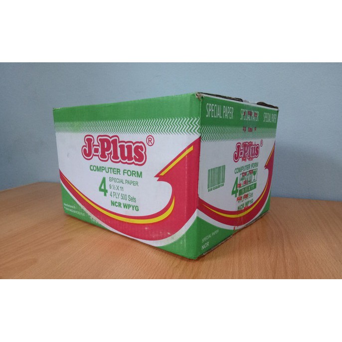 Jual KERTAS FAKTUR / CONTINUOUS FORM 4 PLY 9,5`X11 WPYG J-PLUS FULL ...