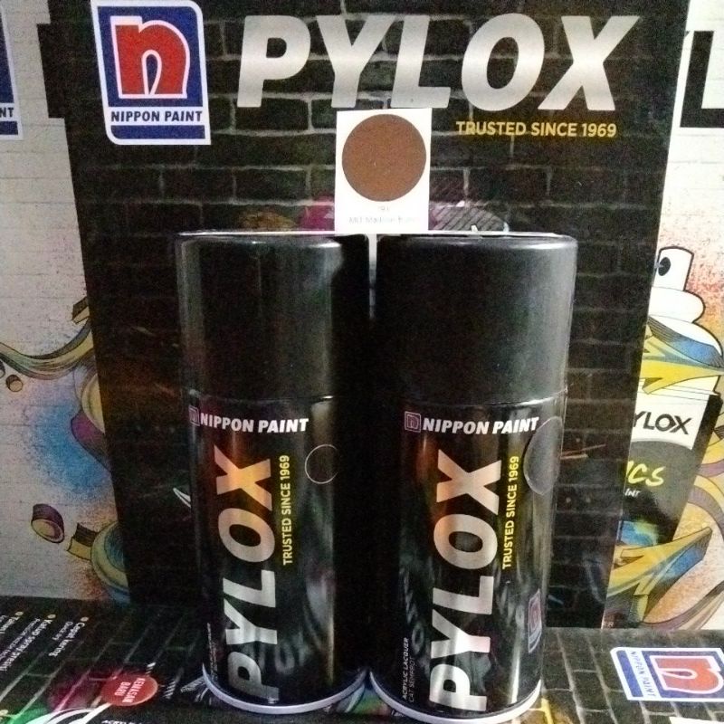 Jual PYLOX 193 MIT Madoras Brown / Cat Semprot 300cc | Shopee Indonesia