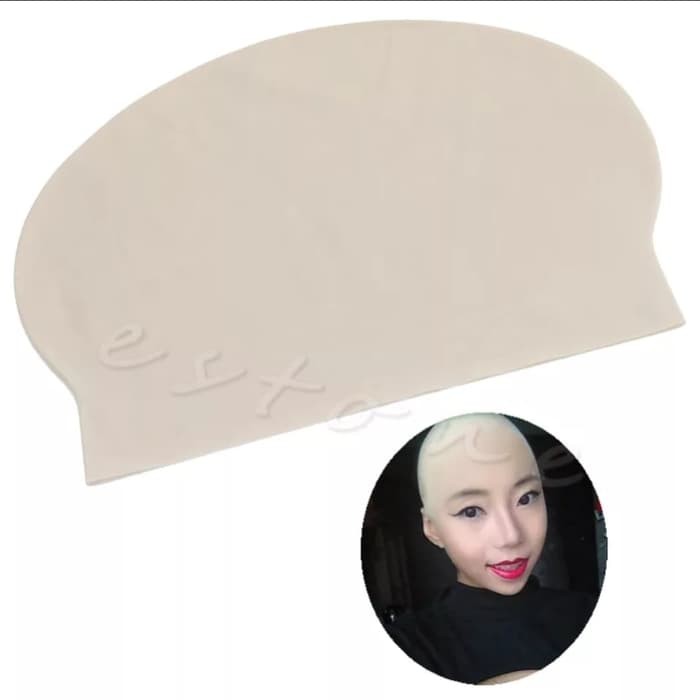 Jual SALE WIG BOTAK RAMBUT GUNDUL MAKE UP LUCU KEPALA LATEX COSPLAY ...