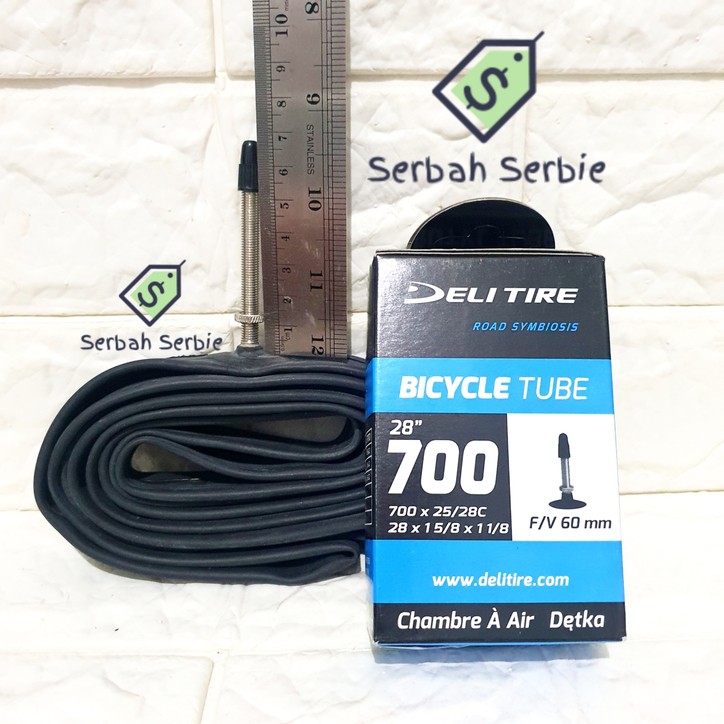 Jual BAN DALAM SEPEDA 700X25C 700X28C SWALLOW DELI FV 60 80 MM 700 X 25 26 28 700X25 700X28 28 X ...