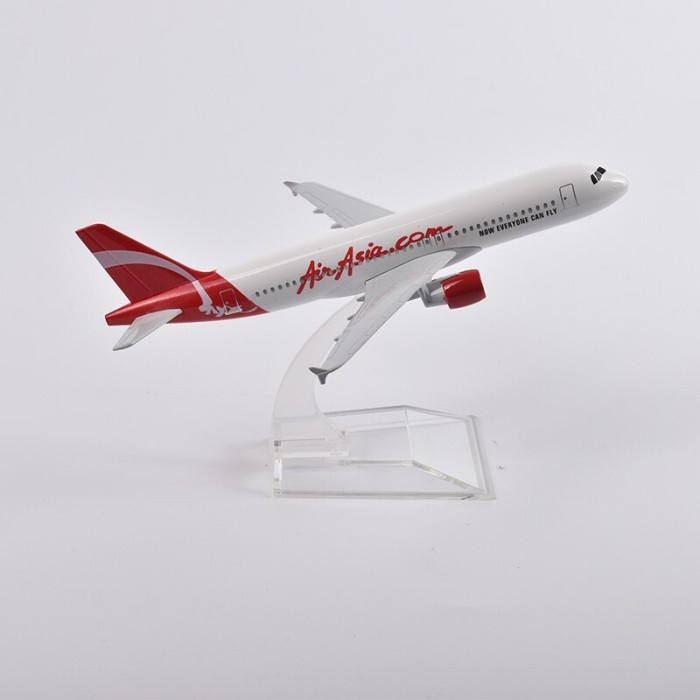 Jual DIECAST PESAWAT 16CM AIR ASIA AIRBUS A320 PESAWAT MODEL PESAWAT ...