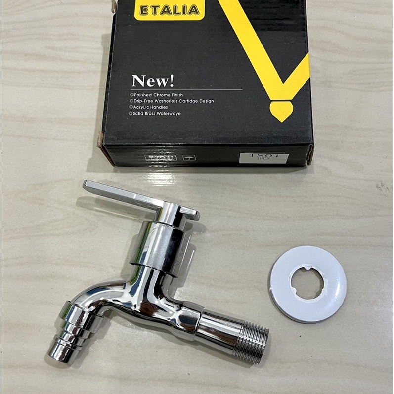 Jual Kran air nekel 1/2”inci 1801 model engkol Keran air nekel drat 1/2 ...