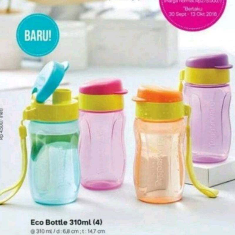 Jual Tupperware Eco Bottle Fashion 310ml/ Tupperware Fun Tumbler Original Botol Minum Anak 260ml ...