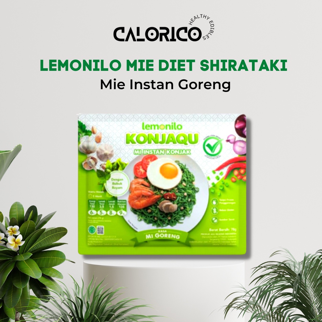 Jual Lemonilo Konjaqu Mie Diet Shirataki Noodle Goreng Rendah Kalori ...