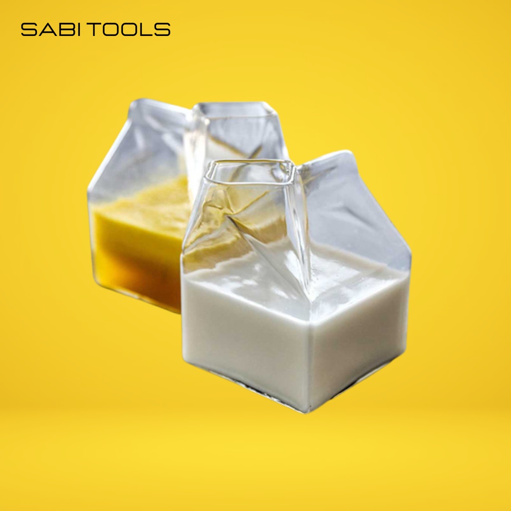 Jual Gelas Kaca Susu / Borosilicate Glass Milk Box 300 ml | Shopee ...