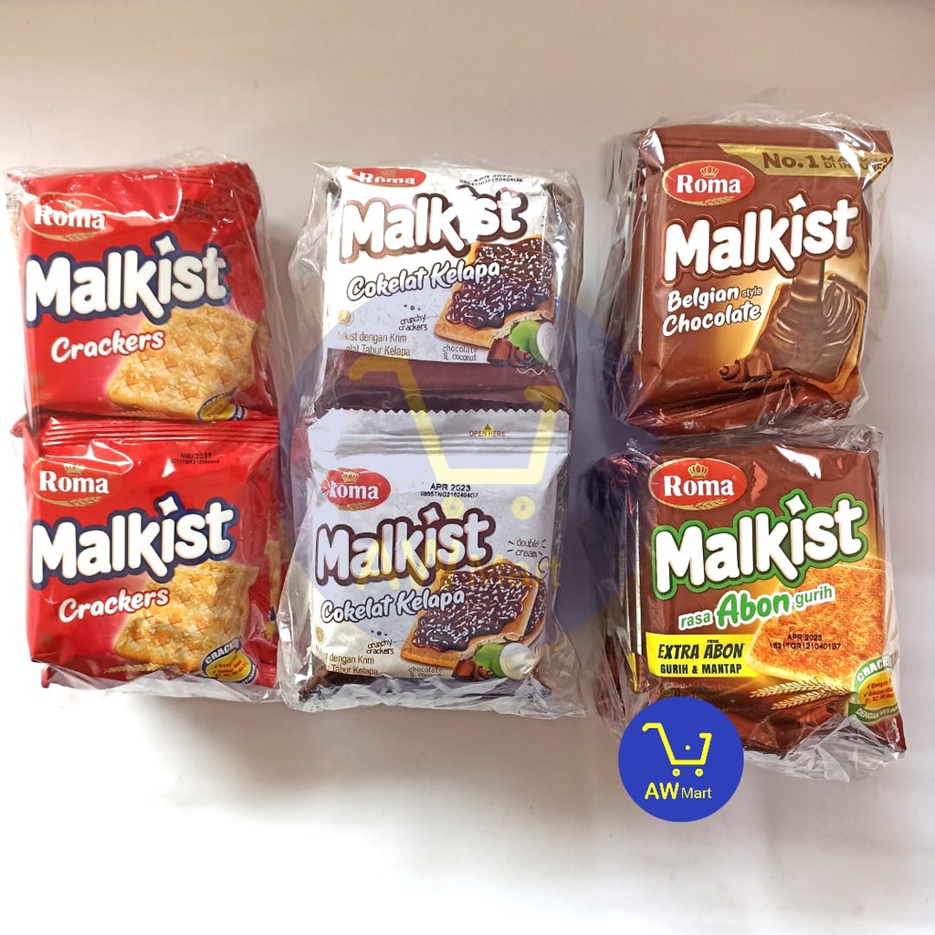 Jual BISKUIT ROMA MALKIST RENCENG ISI 10 PCS - ALL VARIAN | Shopee ...
