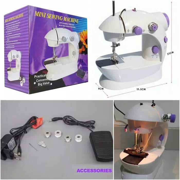 Jual MESIN JAHIT PORTABLE 202 ( mini portable sew machine) | Shopee ...