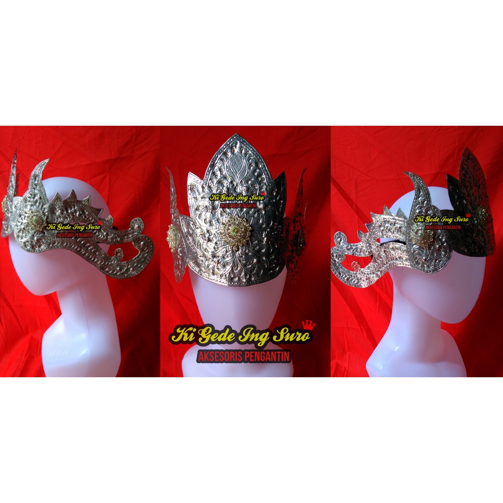 Jual Mahkota Siger Pengantin Sunda Silver/ Siger Tari/ Siger kencana ...